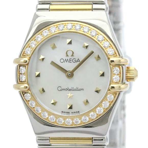 Omega | Accessories | Polished Omega Constellation Diamond Mop 8k Gold ...